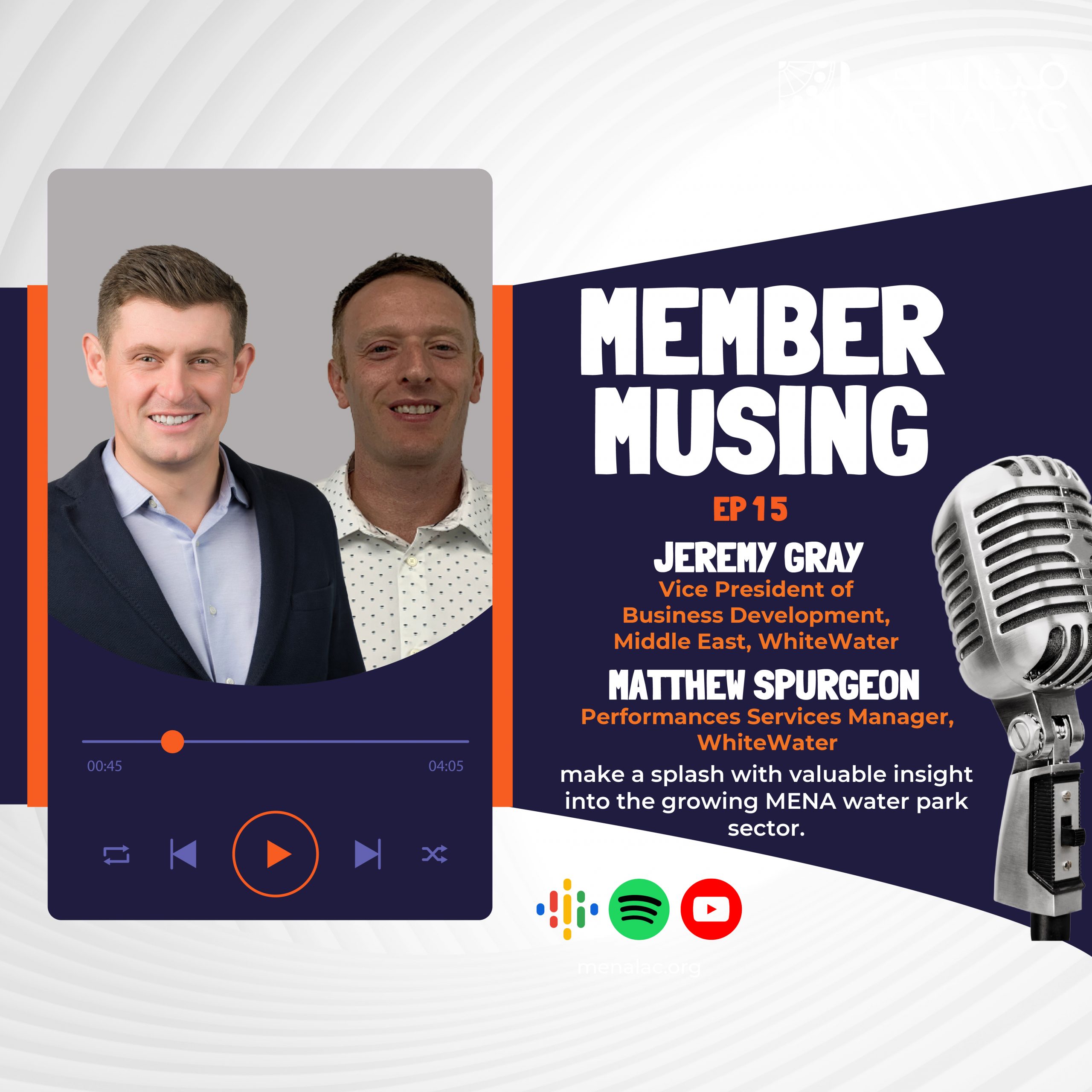 Jeremy Gray, VP, BUSINESS DEVELOPMENT, MIDDLE EAST, WHITEWATER ...